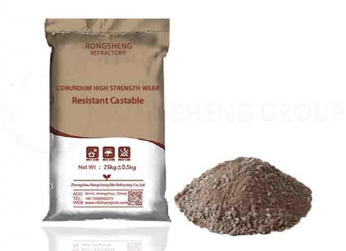 High Strength Wear Resistant Corundum Refractory Castable