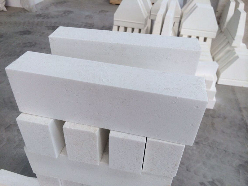 Refractory material AZS refractory brick for glass kiln / fire ...