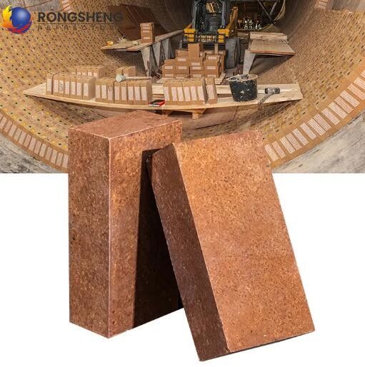 Basic Open Hearth Furnace Magnesite Brick 95% Mgo Fused And Sintered ...