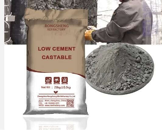 High Performance Low Cement Castable Refractory Mullite Castable For ...