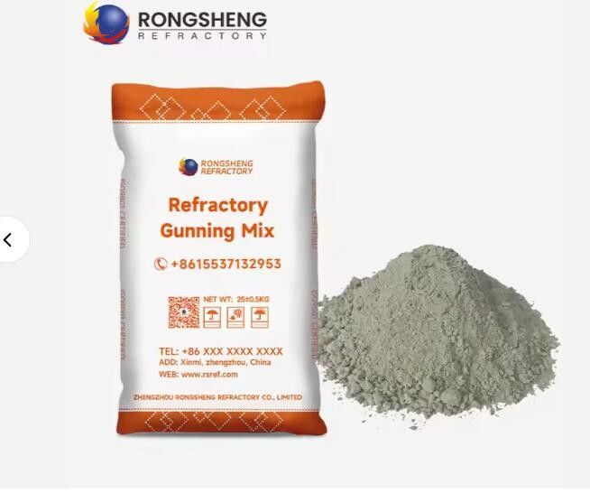 1800C Strength Alumina Gunning Mix Refractory Material For EAF Lining With Thermal Shock Resistance