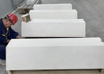 High Grade Fused Cast Kiln Refractory Bricks Customized Size For Glass ...