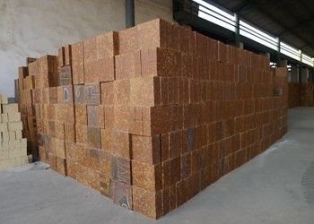 Mullite Silica Refractory Bricks Bauxite Chamotte Material Brown Color ...