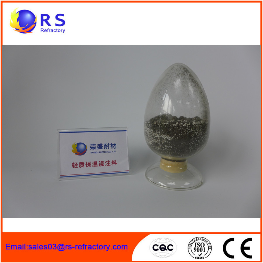 High Alumina Light Weight Insulating Castable Refractory Heat Insulation