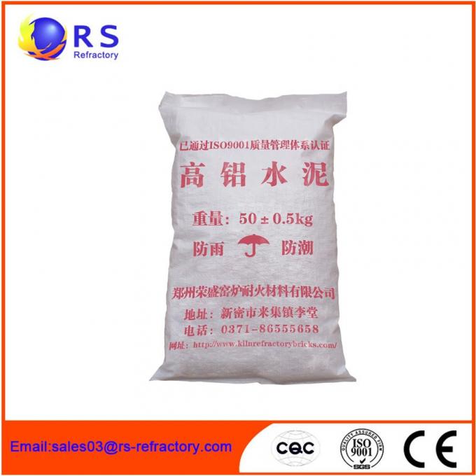 CA50 A900 Castable Refractory Cement , Fireplace Cement Good Fire ...
